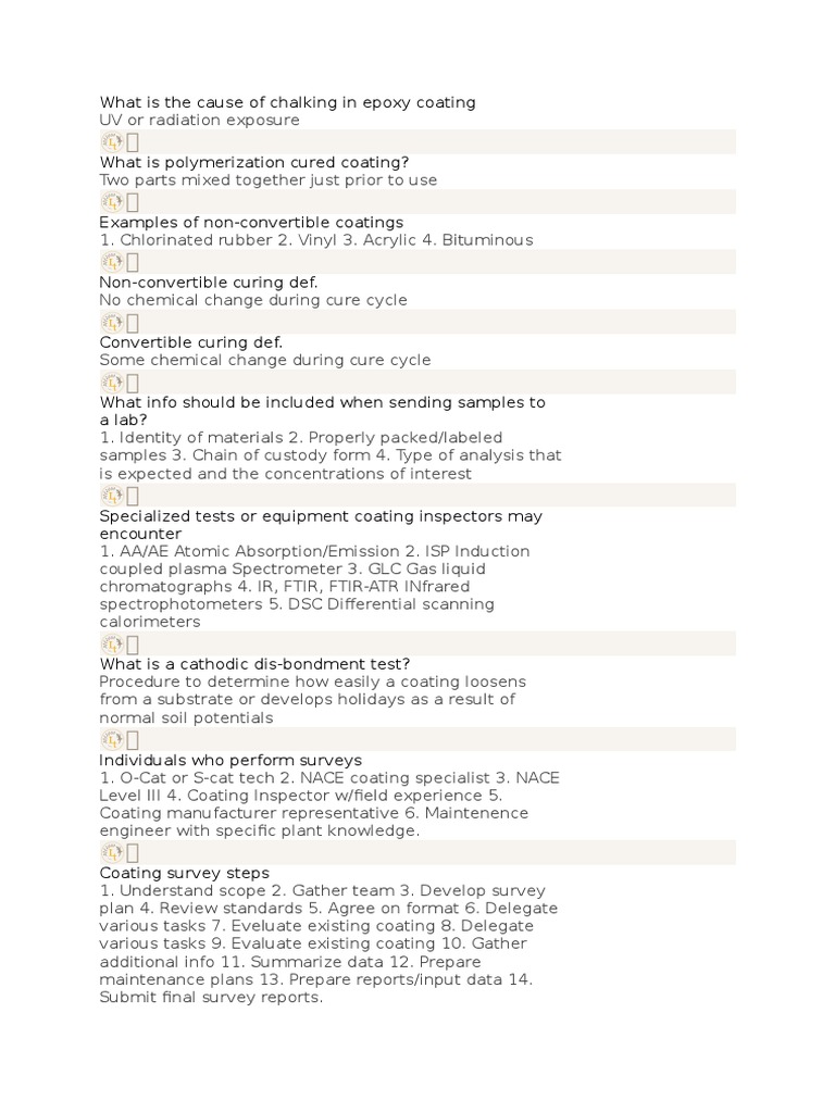 What Is The Cause of Chalking in Epoxy Coating | PDF | Corrosion ...