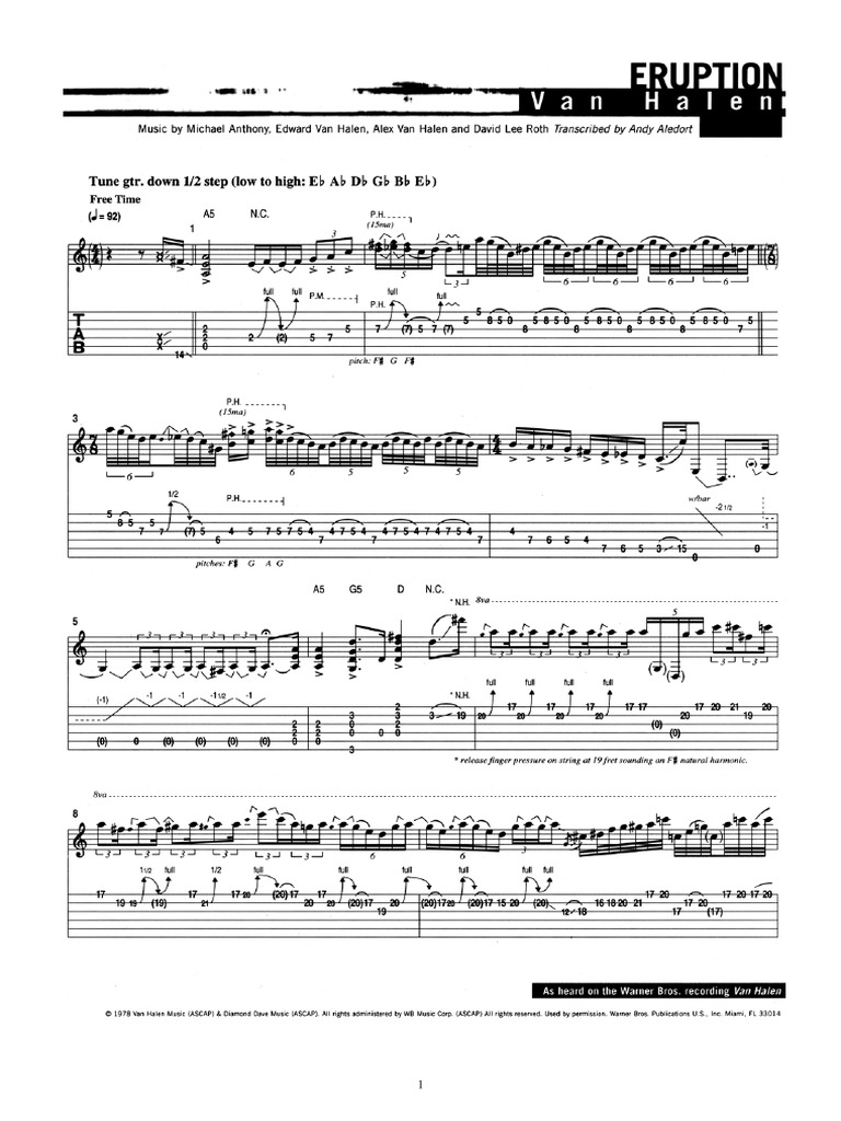 Eruption TAB | PDF