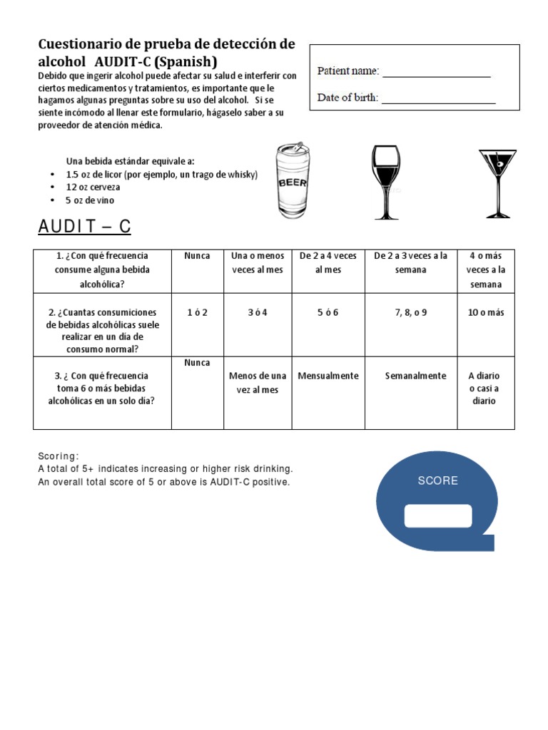 Audit C Spanish | PDF