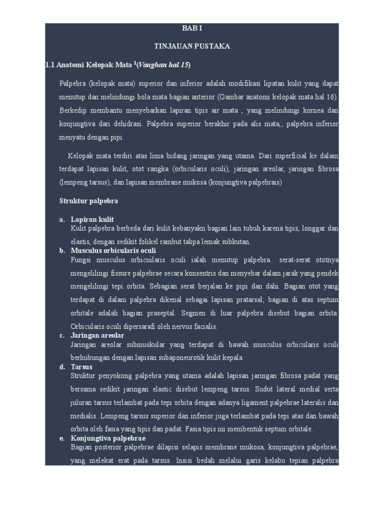 Lapkas Blefarokonjungtivitis | PDF