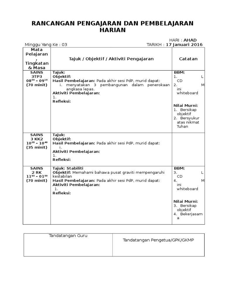 Template eRPH | PDF | Karier & Perkembangan