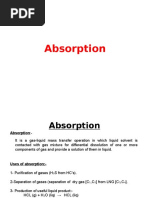 Gas Absorption PDF | PDF | Gases | Solution
