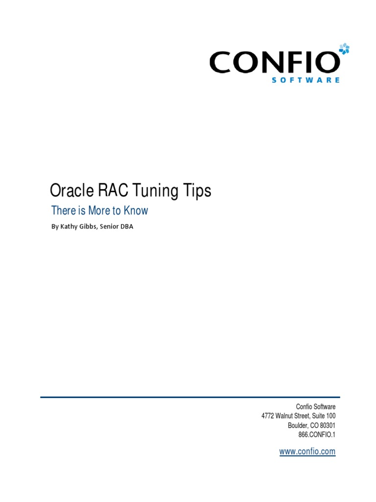 Oracle RAC Tuning Tips | PDF | Oracle Database | Databases