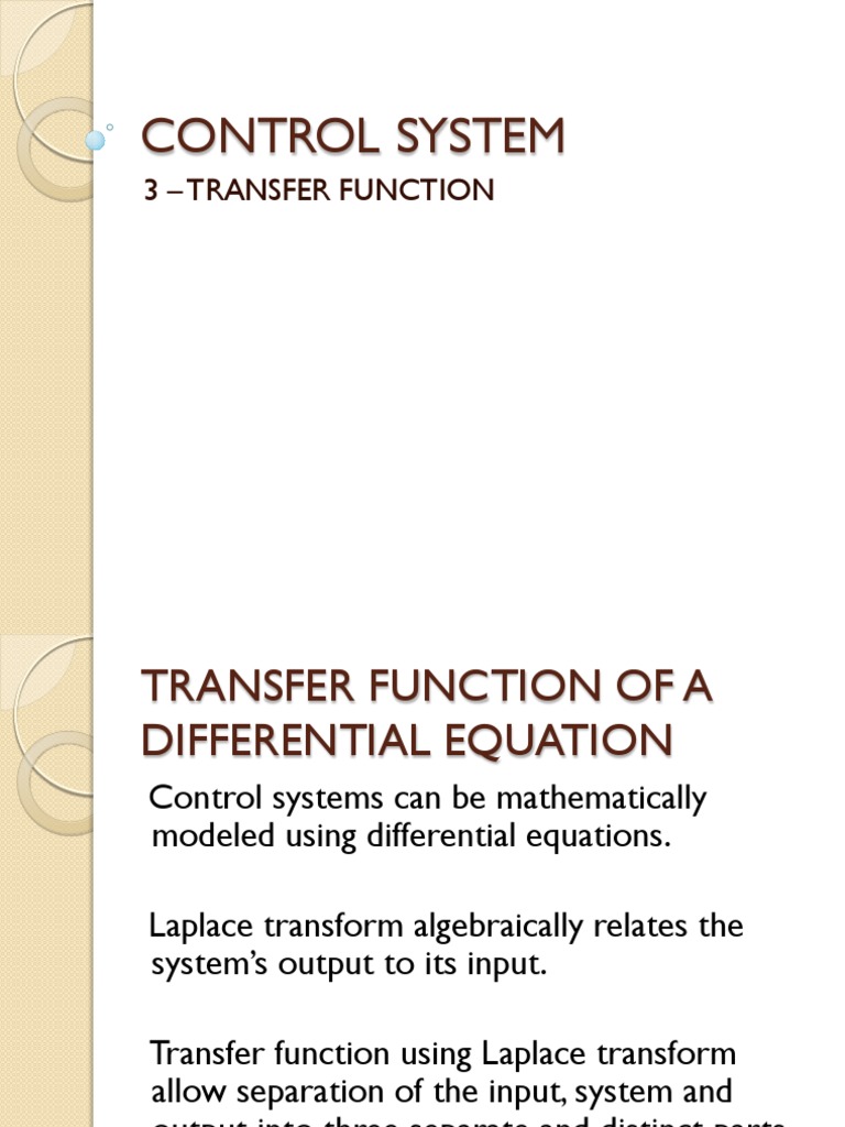 03-Transfer Function PDF | PDF