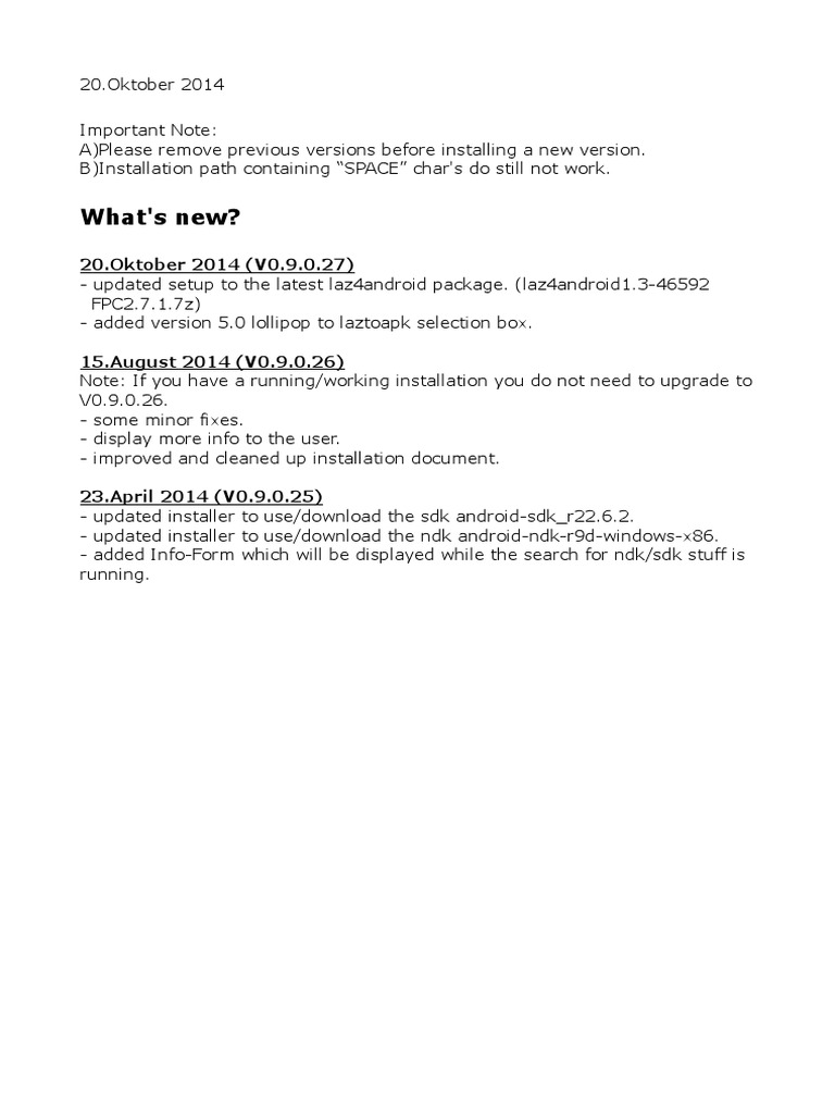 Lazarus and Android | PDF | Installation (Computer Programs) | Software ...