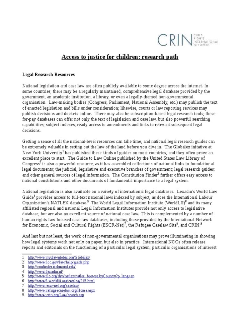 Access To Justice Research Path Revised | PDF | Legal Aid | Costs In ...