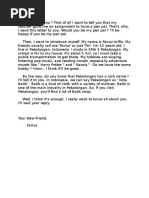 Pen Pal Letter Writing Guide | PDF