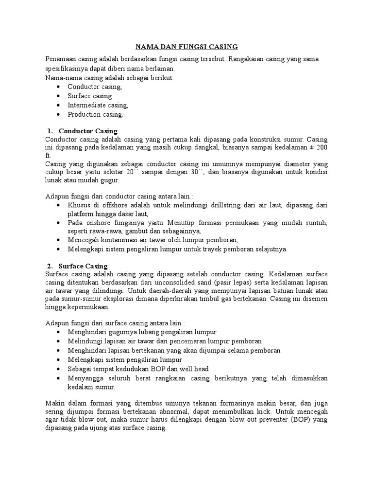 Nama Dan Fungsi Casing | PDF | Griya & Taman | Sains & Matematika