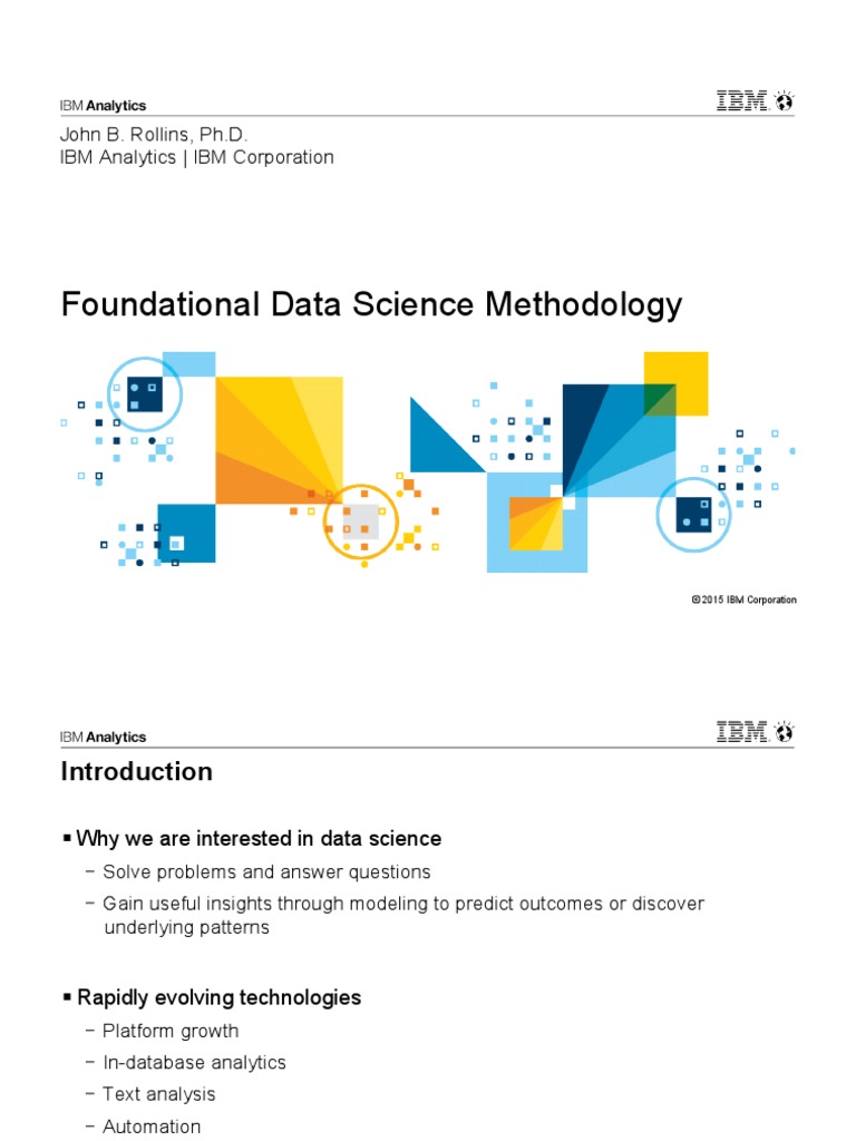 Introduction To Data Science Methodology | PDF