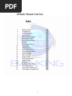 All Bank Branch Codes | PDF | Companies | Economies