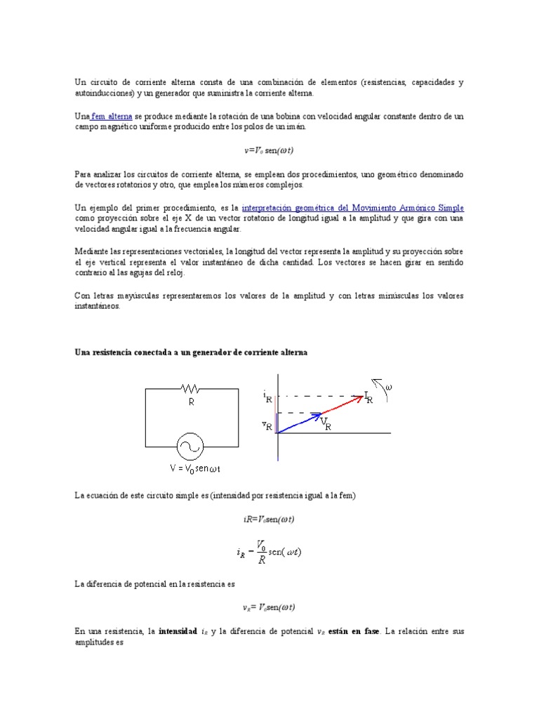 1.2 Angulo de Fase | PDF | Corriente eléctrica | Resistencia Eléctrica ...