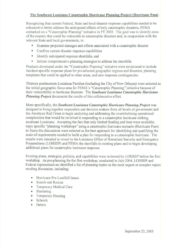 DHS, FEMA and Dept. of State: Failure of Hurricane Relief Efforts: A ...