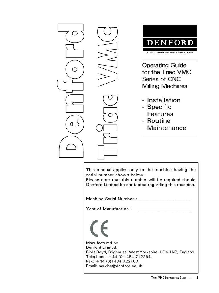 Triac VMC | PDF | Numerical Control | Electrical Connector