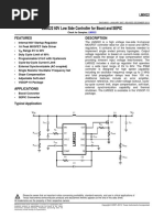 LM5020 100V Current Mode PWM Controller: General Description Features | PDF | Amplifier | Capacitor
