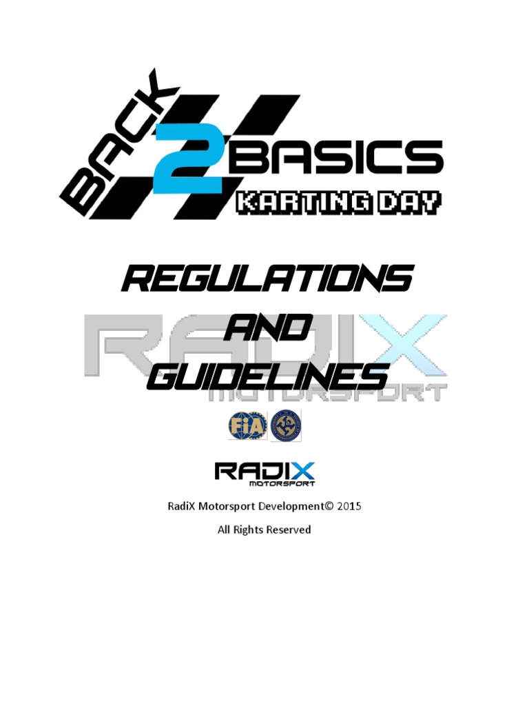 Back 2 Basics Regulations 2015 | PDF | Motorsport | Racing