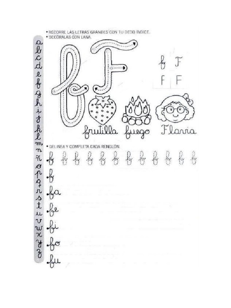 Letra F Grande | PDF