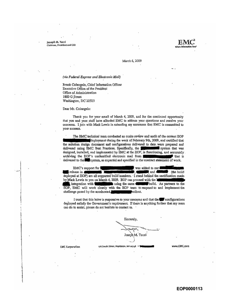 CREW Versus EXECUTIVE OFFICE OF THE PRESIDENT ET AL (Lawsuit ...