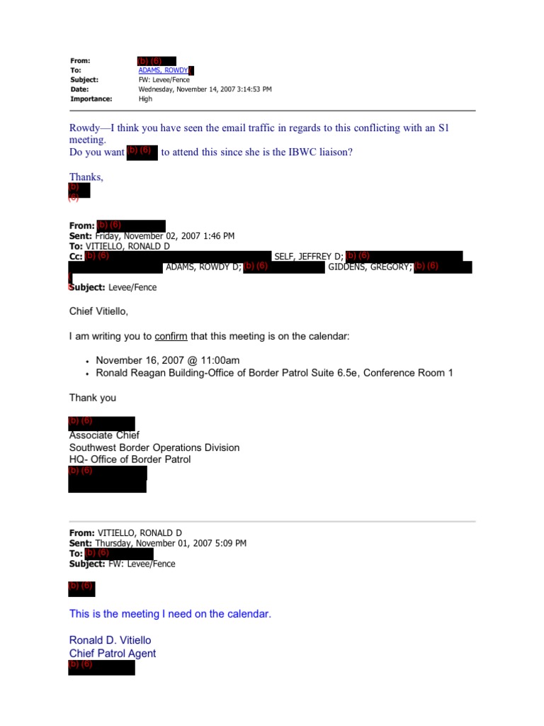 CREW: U.S. Department of Homeland Security: U.S. Customs and Border ...