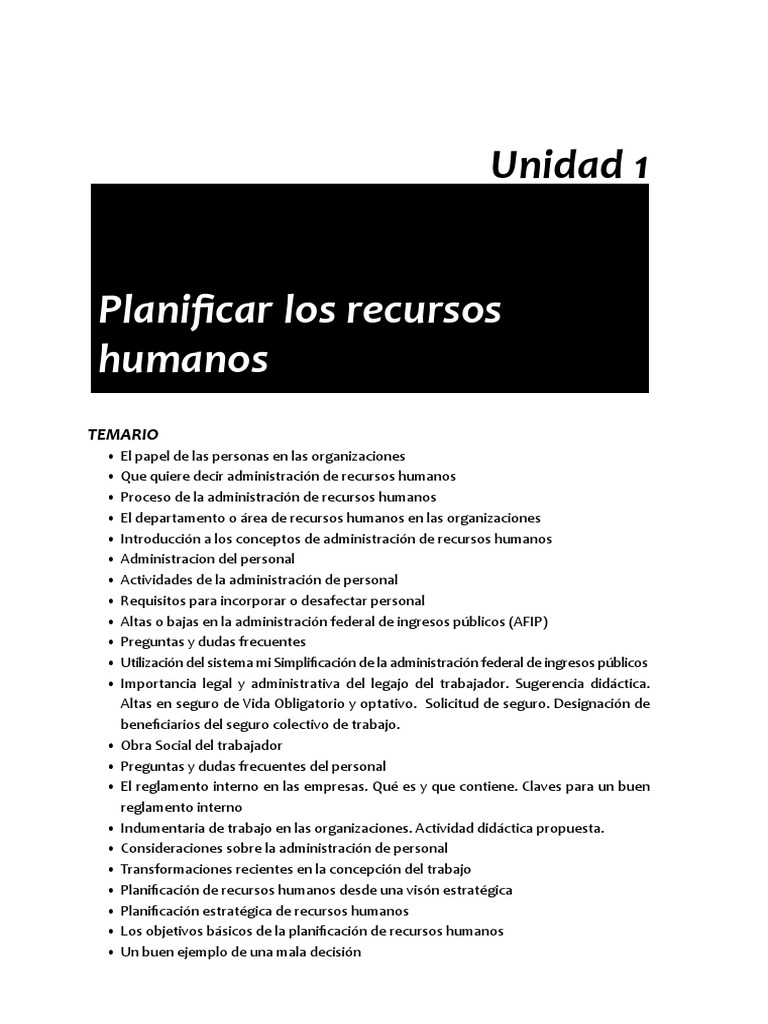 Gestón de Recursos Humanos | PDF | Recursos humanos | Derecho laboral