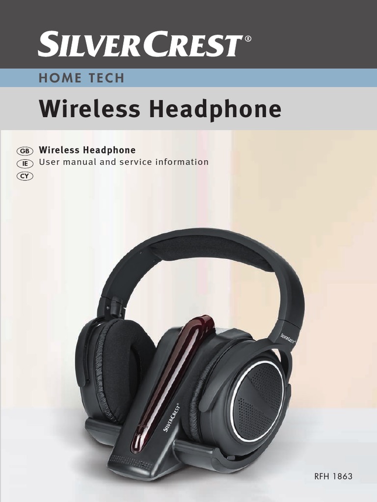 Silvercrest Headphones RFH 1863 Manual en | PDF | Headphones ...
