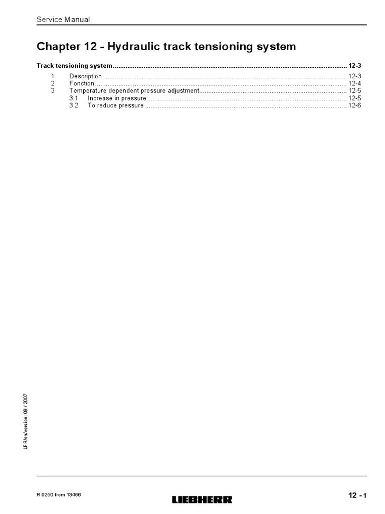Hydraulic Track Tensioning Guide | PDF | Piston | Pump