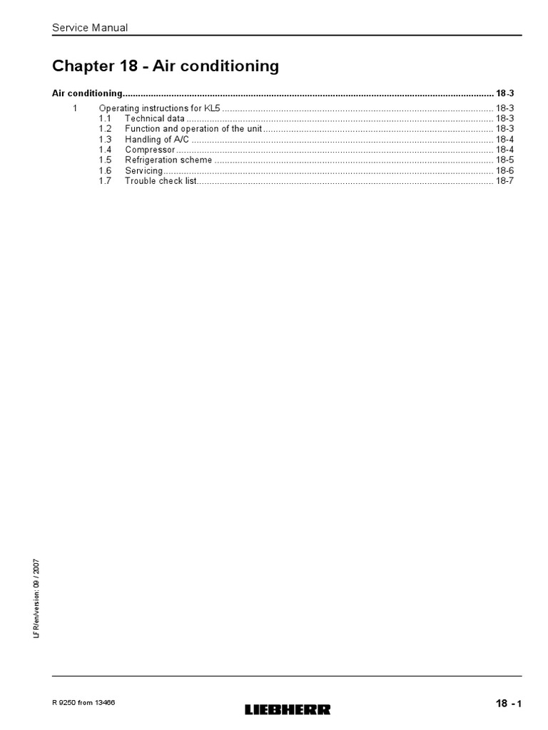Chapter 18 - Air Conditioning: Service Manual | PDF | Air Conditioning ...