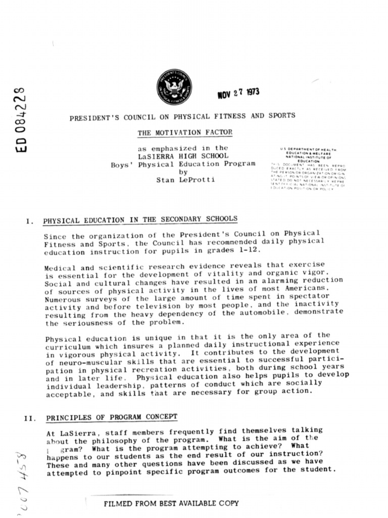 Stan LeProtti, Motivation Factor PDF | PDF