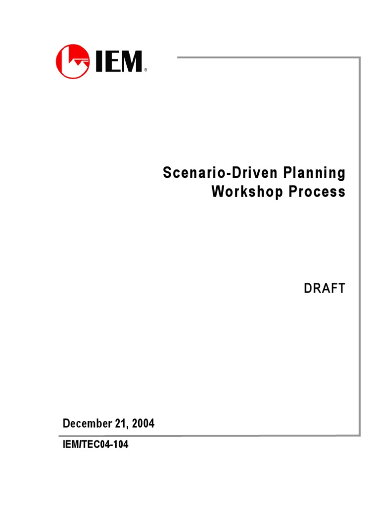 FEMA Scenario Planning Workshop Guide | PDF | Federal Emergency ...
