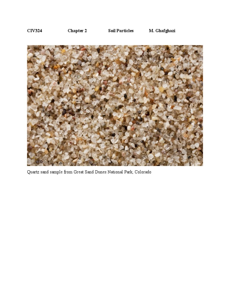 Soil Particle Types and Sources | PDF