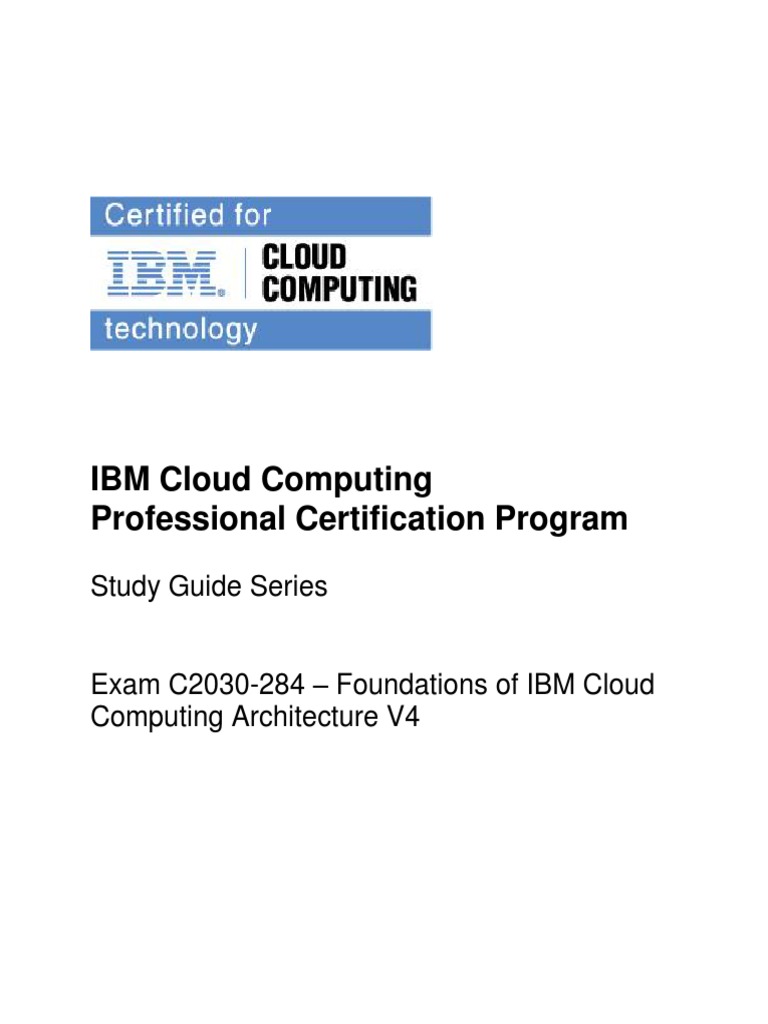 IBM Cloud computing Certification guide | Platform As A Service | Cloud ...