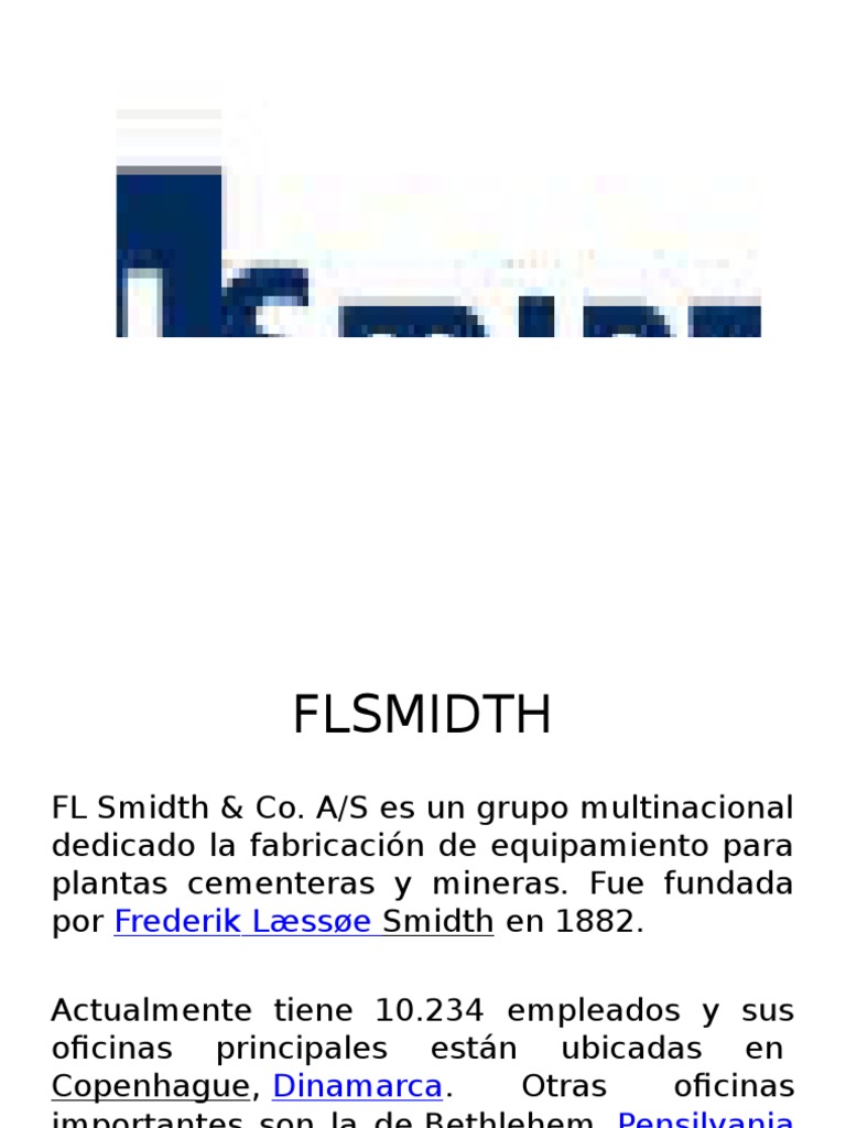 FL Smidth | PDF | Tecnología