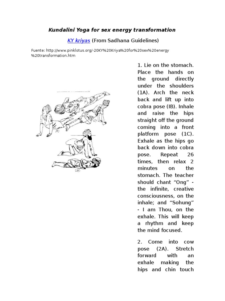 Kundalini Yoga For Sex Energy Transformation Pdf Kundalini Breathing