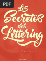 Florituras en Lettering: Guía Práctica | PDF