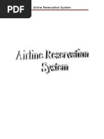 Airline Reservation System Project Report | PDF | Relational Database ...