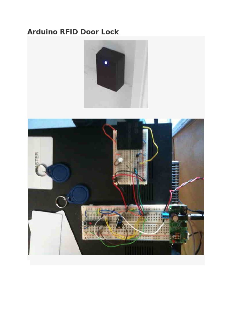 Arduino RFID Door Lock | PDF | Computers