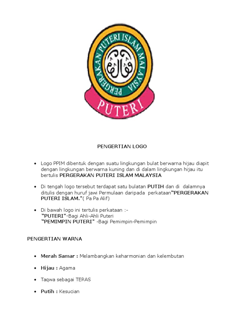 Pengertian Logo Ppim | PDF