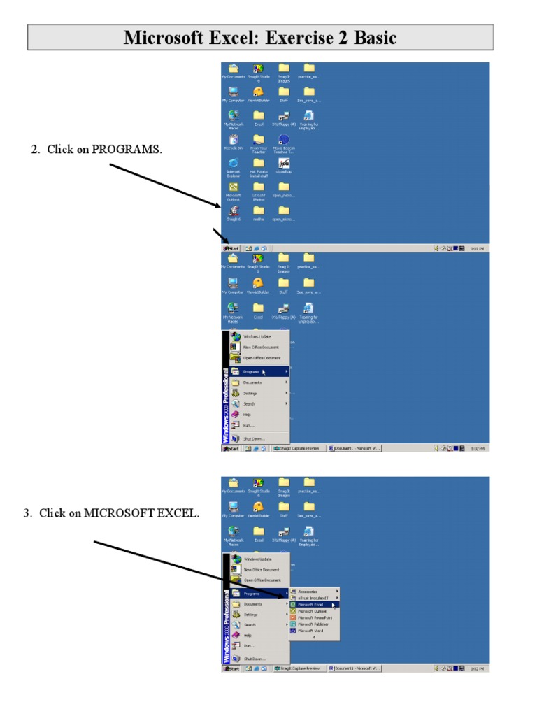 Excel Basic Exercise 2 Guide | PDF