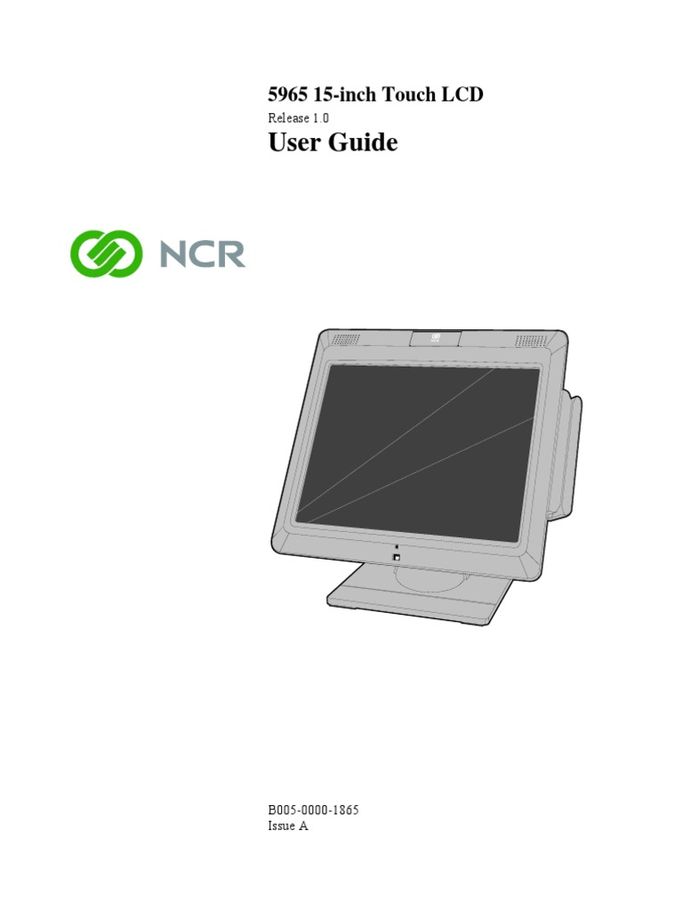 NCR 1022425306 | PDF | Usb | Touchscreen
