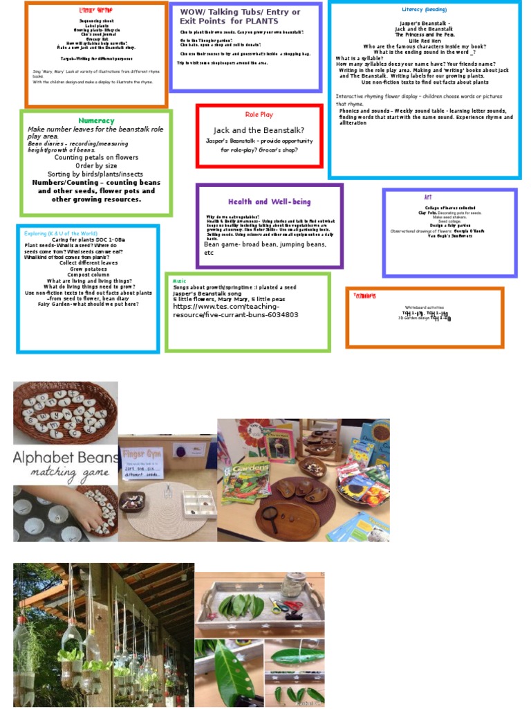 PLANTS Topic Web | PDF | Phonics | Carrot