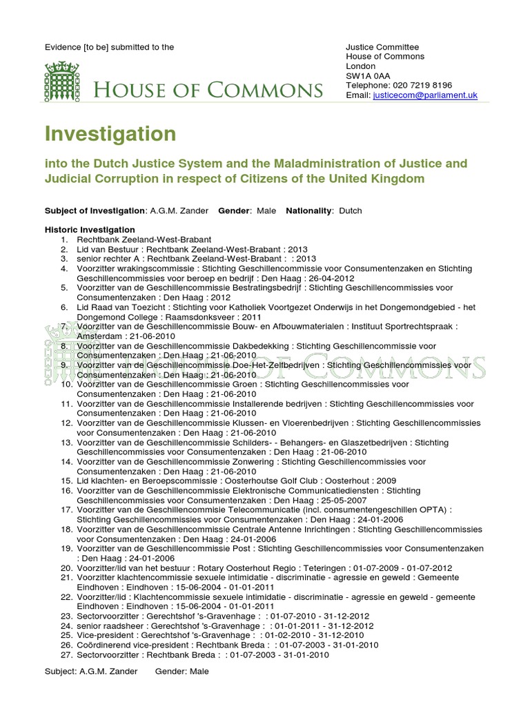 Dhr. Mr. a.G.M. Zander - Rechtbank Zeeland-West-Brabant | PDF