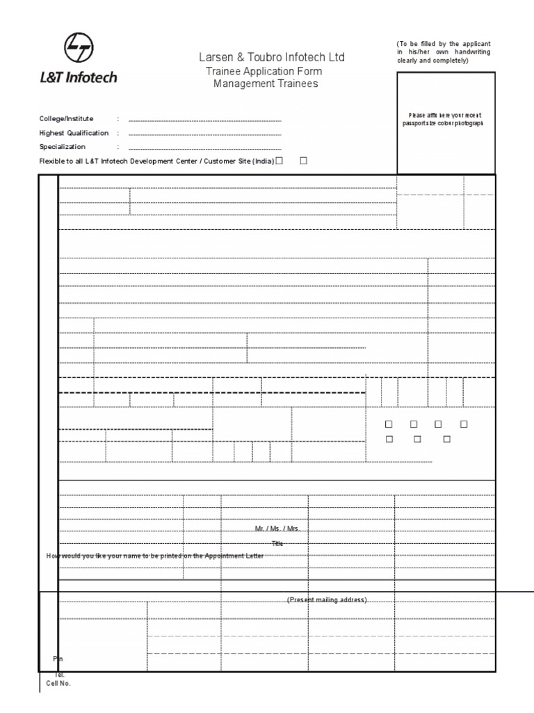 Management Trainee Form | PDF | Business | Further Education