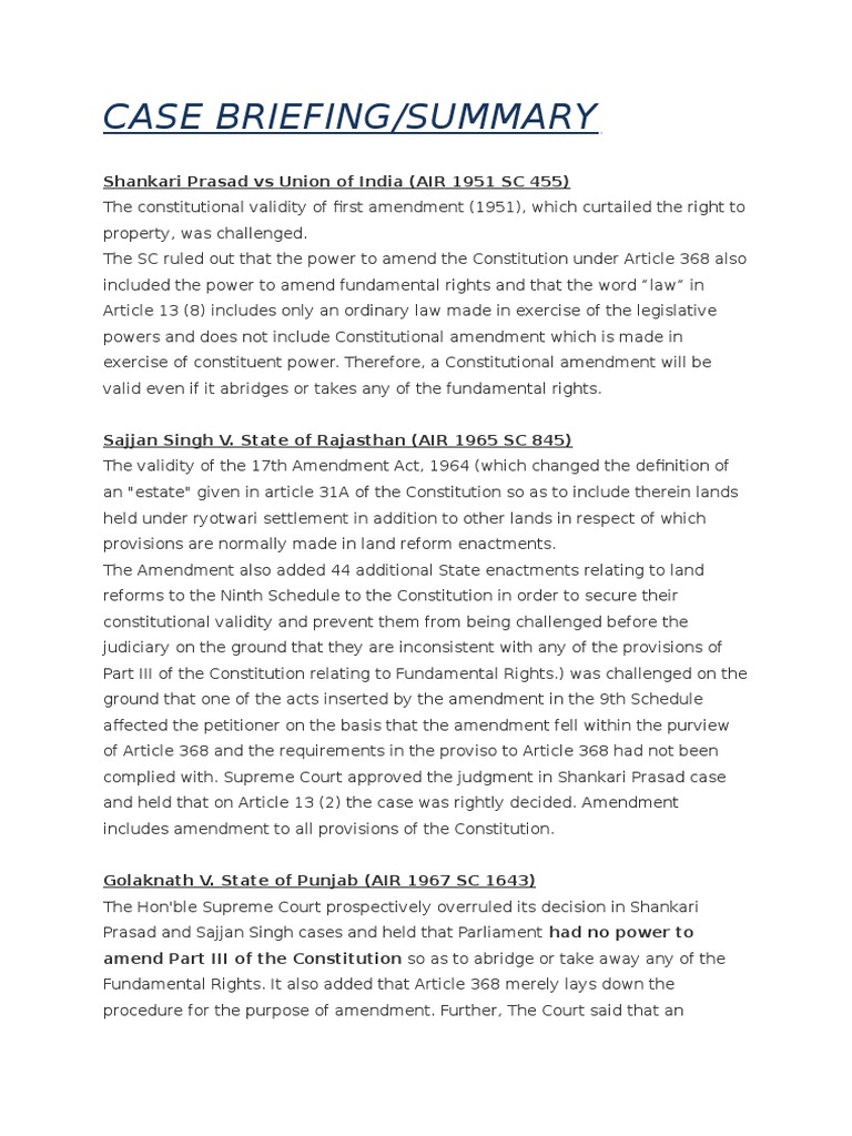 Key Supreme Court Cases Defining the Scope and Limits of Constitutional ...