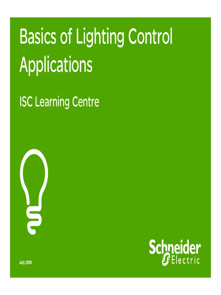 2 Basics of Lighting Control Applications | PDF | Switch | Lighting