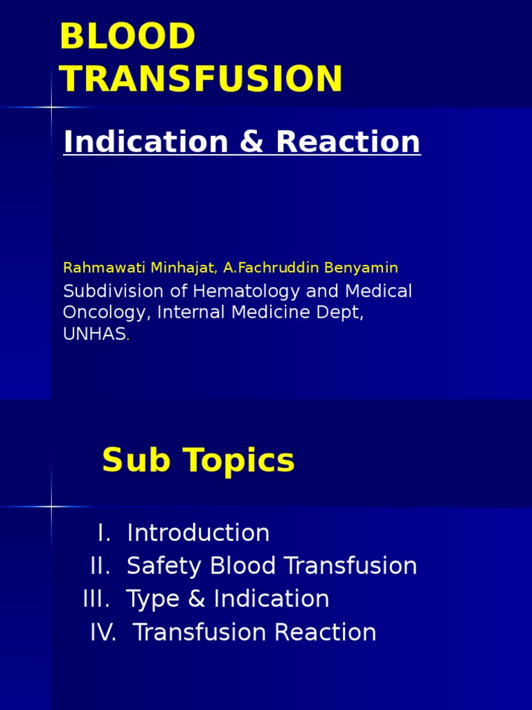 Blood Transfusion ENGLISH | PDF | Blood Transfusion | Blood Donation