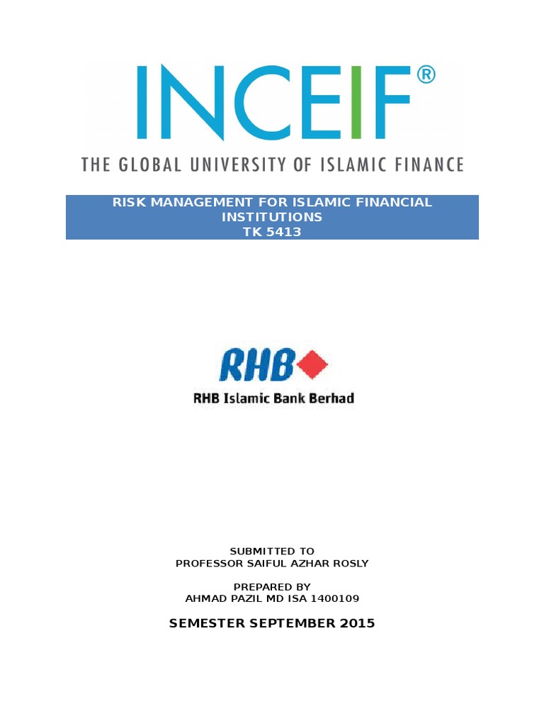 RHB Islamic Bank Berhad 2014 | PDF | Derivative (Finance) | Fair Value