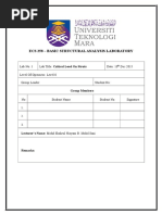 Lab Report (Portal Frame) | PDF | Framing (Construction ...