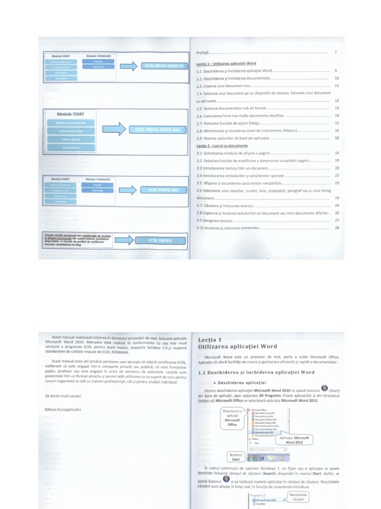 Carte ECDL Microsoft Word 2010 | PDF