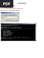 System Refresh SAP Procedure | PDF | Oracle Database | Backup