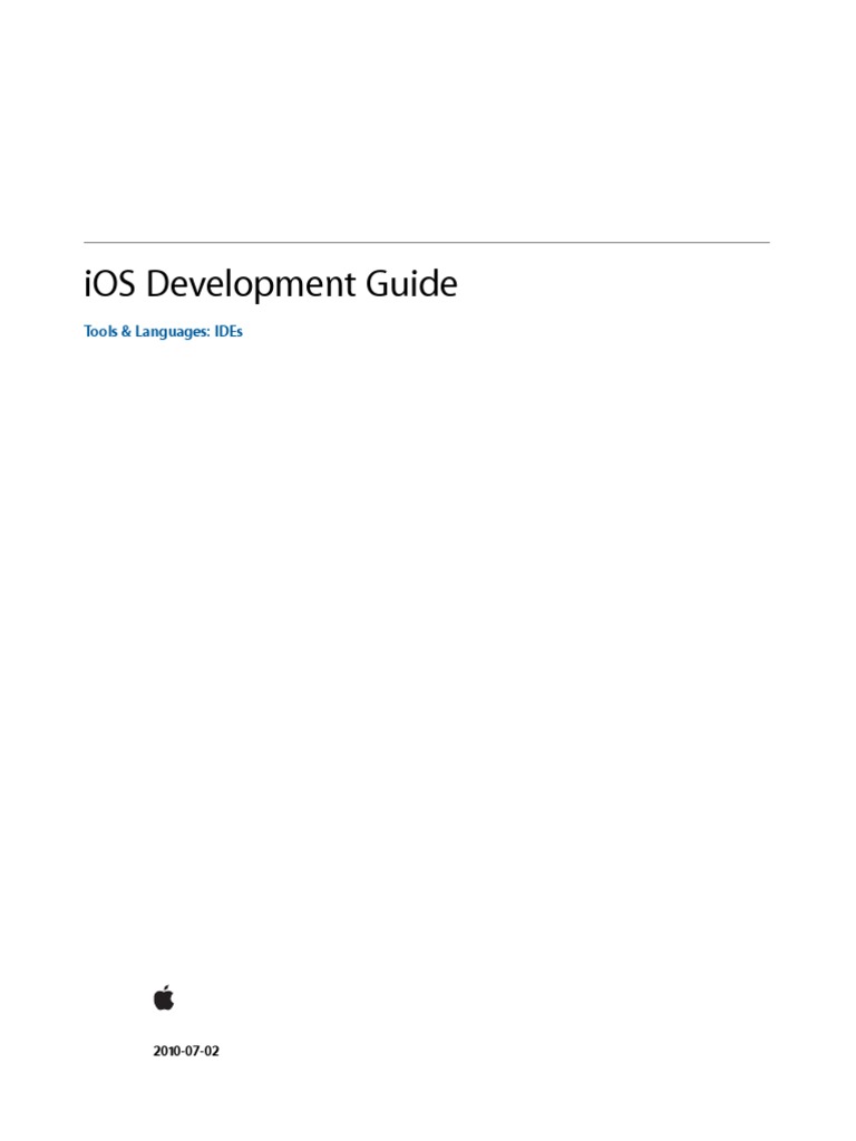 IOS Development Guide | PDF | Xcode | Ios Sdk