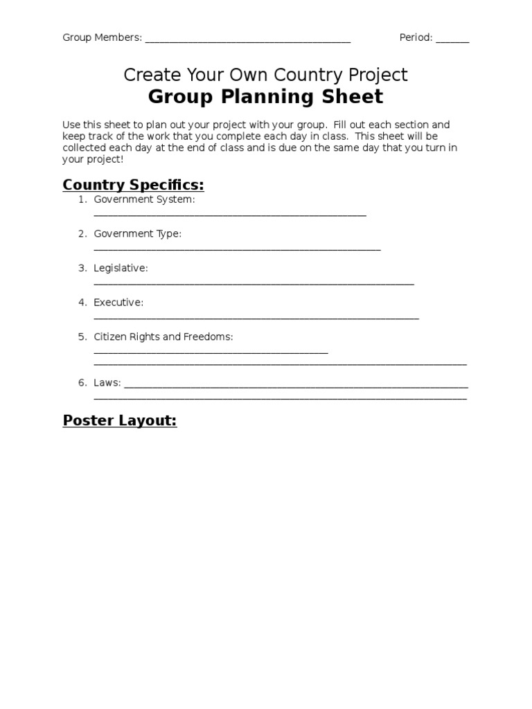 2016 Create Your Own Country Project | PDF | Geography | Map